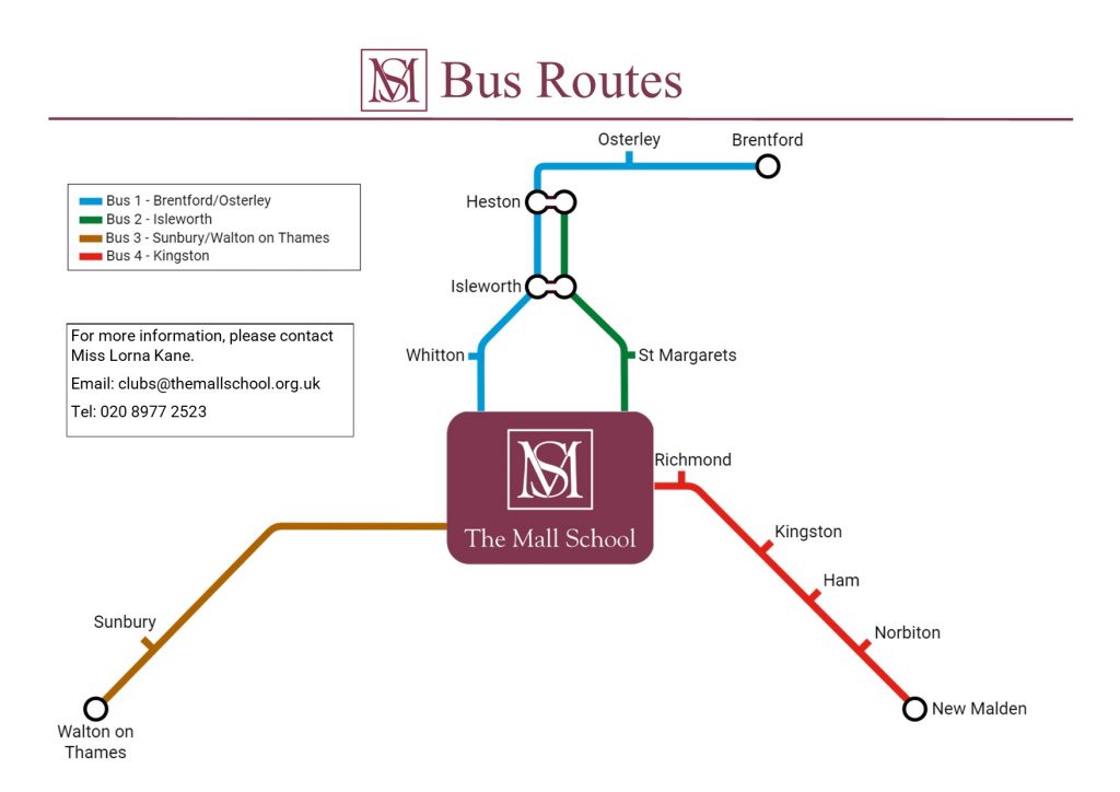 School Minibus | Private Education, Middlesex | The Mall School